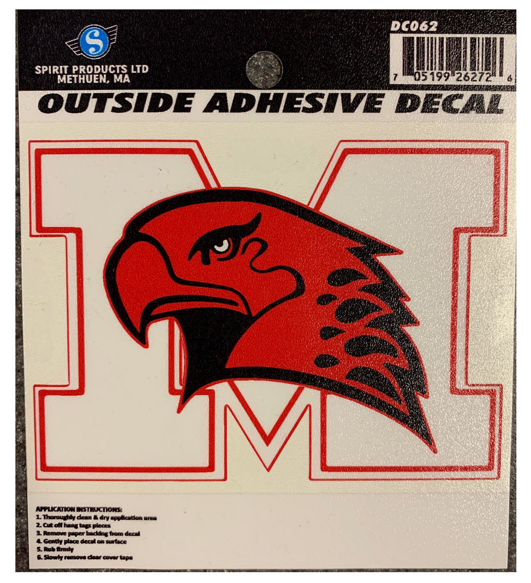 Block M/hawk decal – Marist High School
